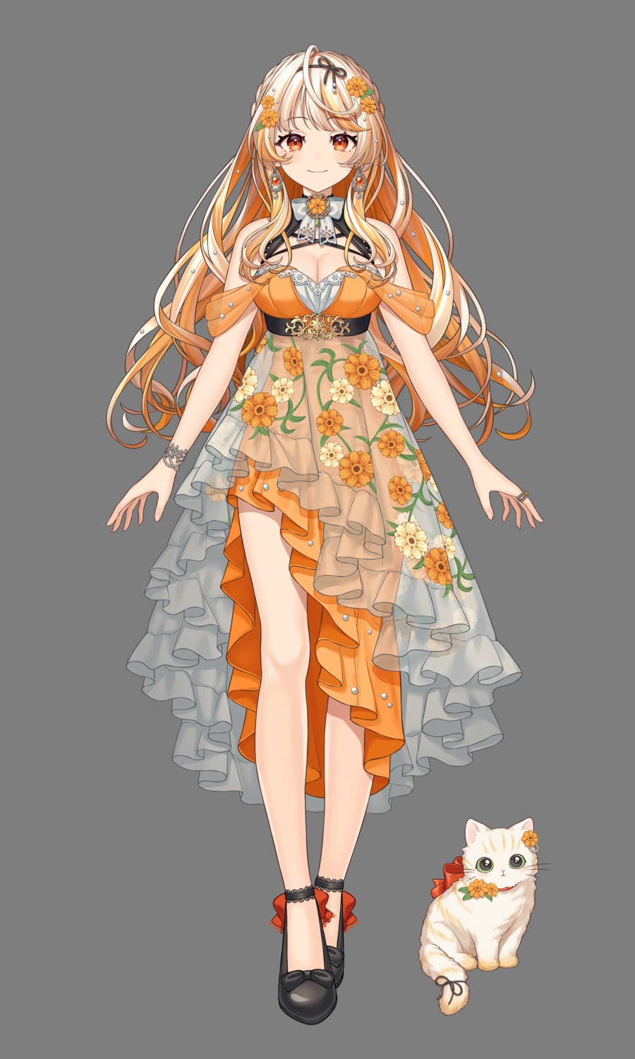 lq saku re:act re:act gaming musubime himari dress neko see through transparent png | #1225866 ...